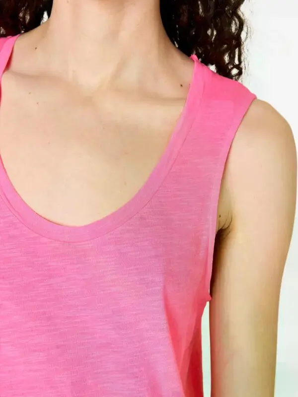 American Vintage Scoop-neck Tank Top - Pink