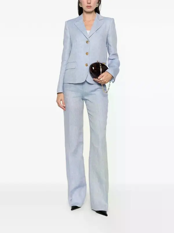 Etro Linen Blazer - Blue