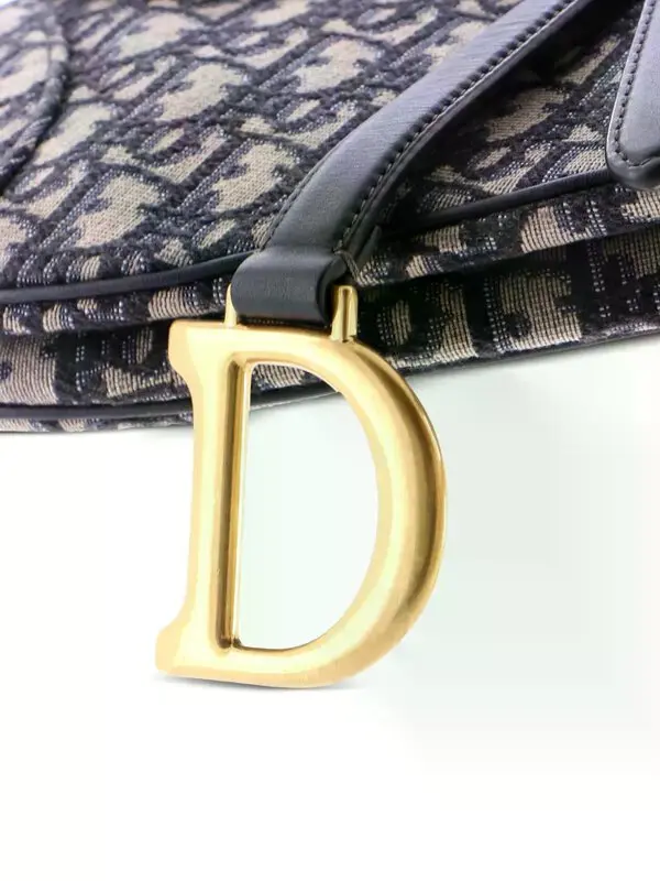 Dior Saddle Handbag Oblique Canvas - Blue