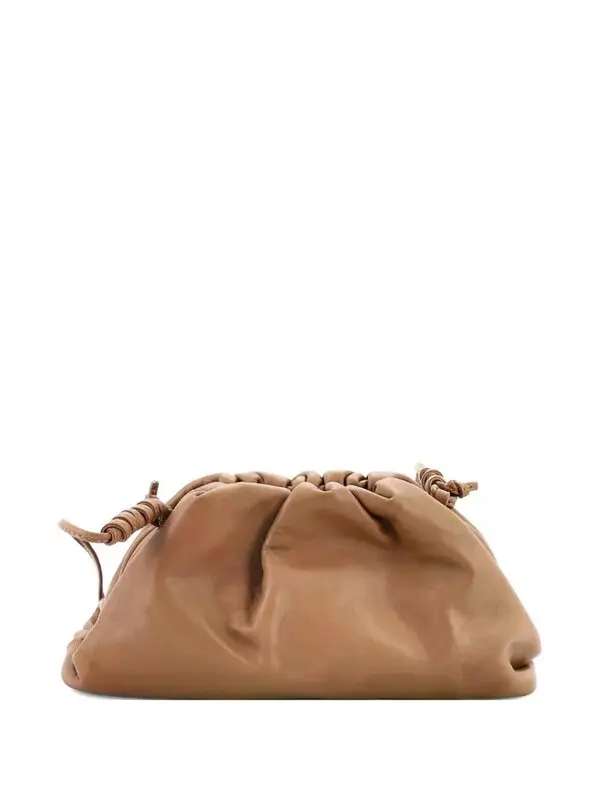 Bottega Veneta The Pouch Leather Mini Crossbody Bag - Brown