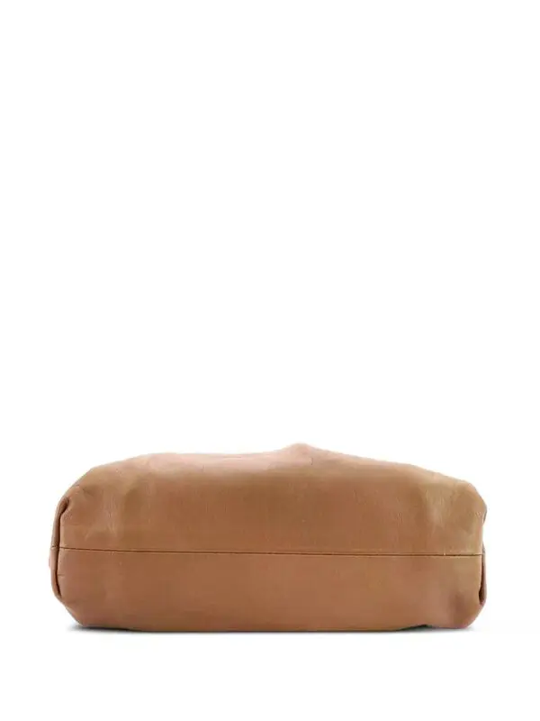 Bottega Veneta The Pouch Leather Mini Crossbody Bag - Brown