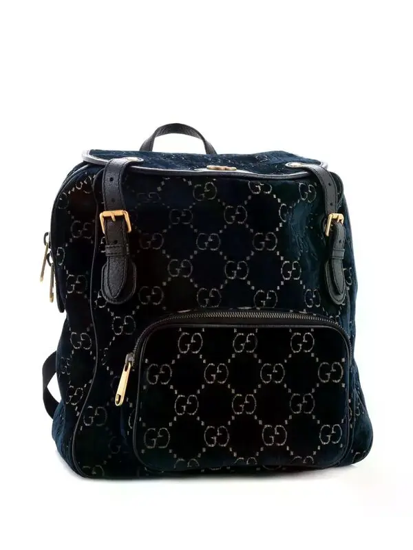 Gucci Gg Marmont Velvet Small Backpack