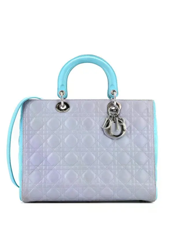 Dior Lady Large Satchel Cannage Quilt Lambskin