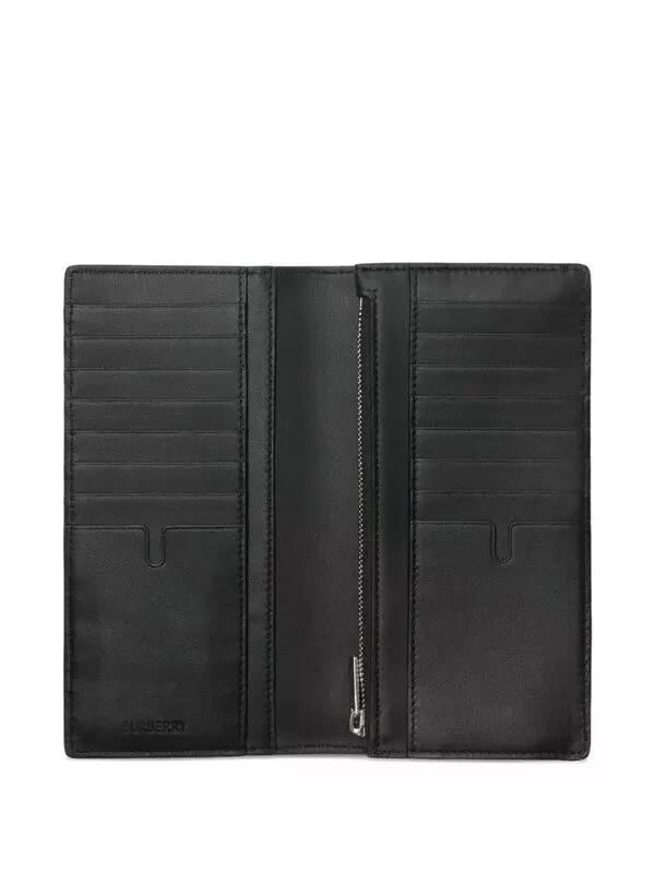 Burberry Check Logo-plaque Wallet