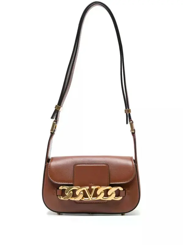 Valentino Garavani Vlogo Shoulder Bag - Brown