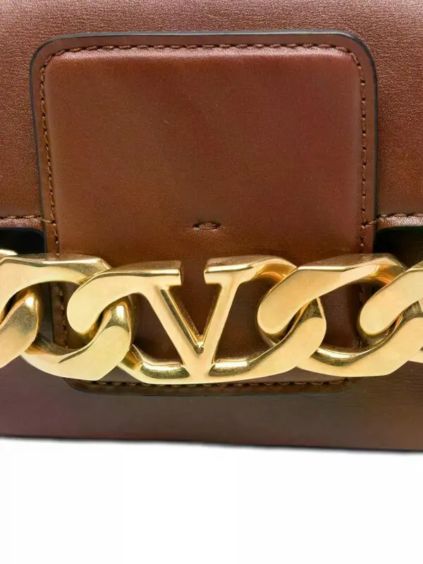 Valentino Garavani Vlogo Shoulder Bag - Brown
