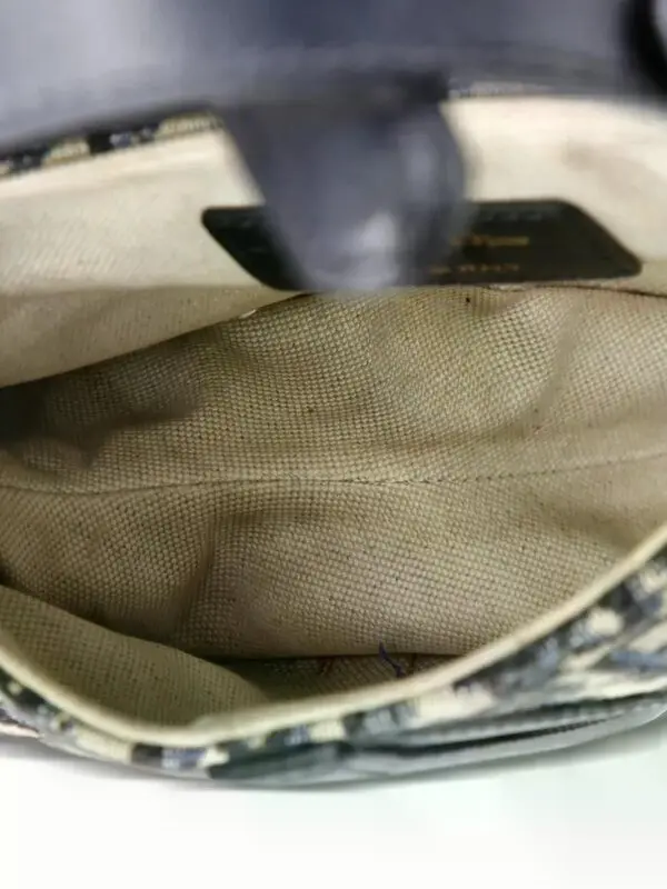 Dior Saddle Handbag Oblique Canvas Mini Shoulder Bag - Blue