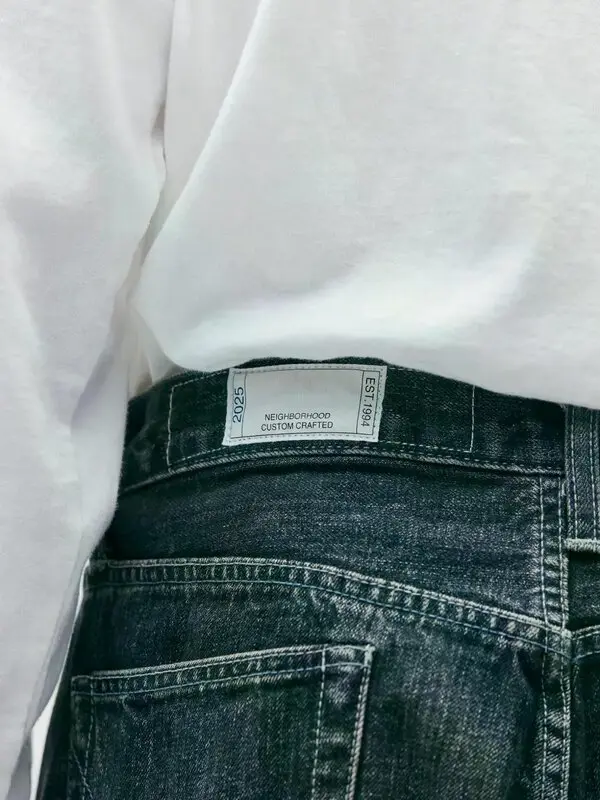 NEIGHBORHOOD Washed Cotton Straight Jeans