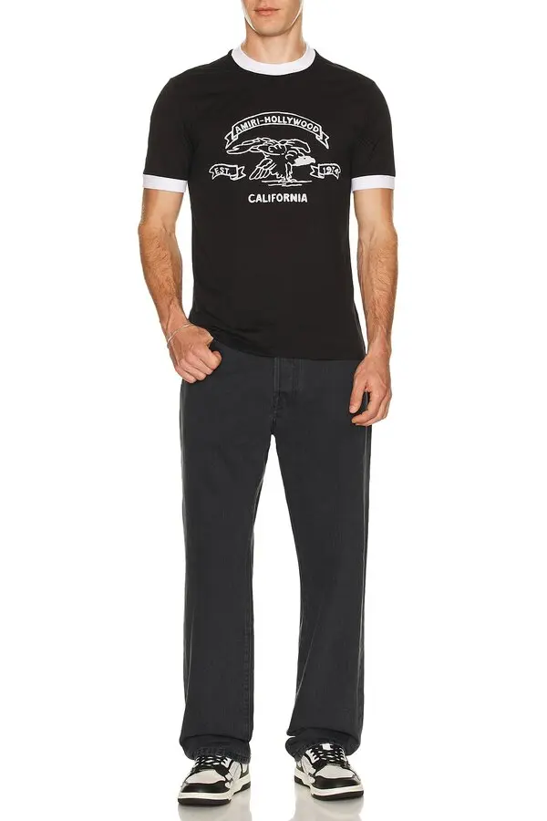Amiri Eagle Ringer Tee