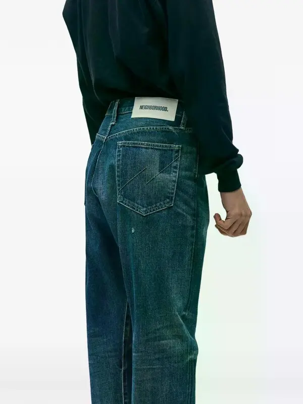NEIGHBORHOOD Washed Cotton Jeans - Blue