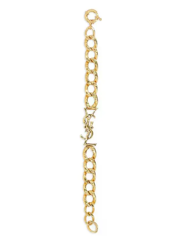 Saint Laurent Cassandre Chain Bracelet - Gold