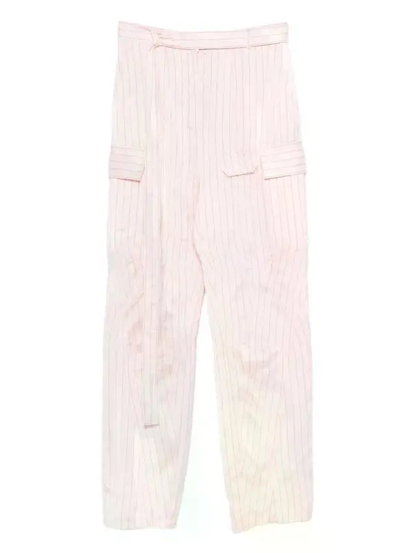 FERRAGAMO Pinstripe-pattern Cargo Trousers
