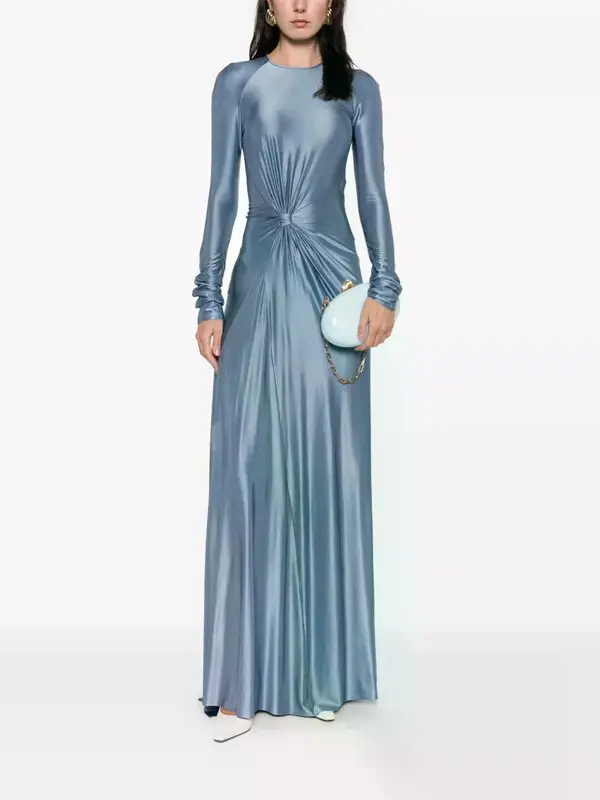 knee length dresses for ladies Victoria Beckham – Satin Maxi Dress Mujer 732-001693 01 main image 1