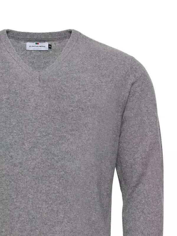 LOJA DAS MEIAS V-neck Wool Sweater