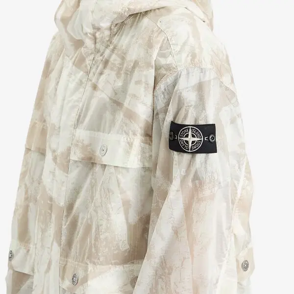 Stone Island Uv-reactive Scan Camo Ripstop Parka Jacket