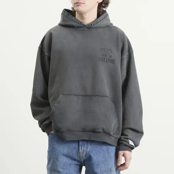 GALLERY DEPT. Embossed Hoodie - Graphite