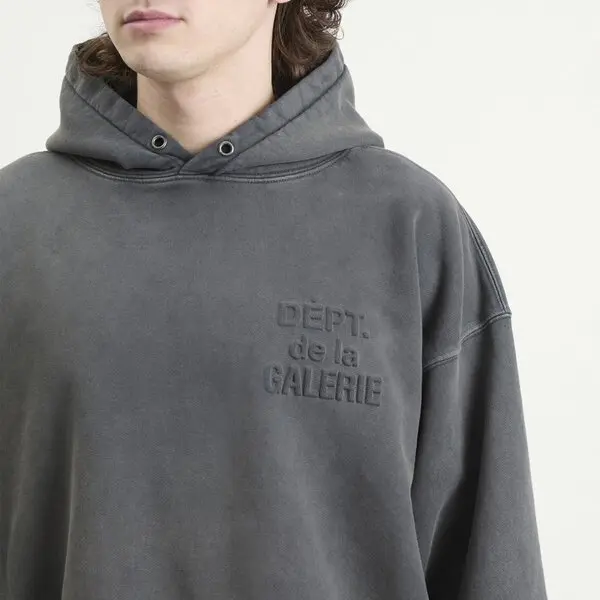 GALLERY DEPT. Embossed Hoodie - Graphite
