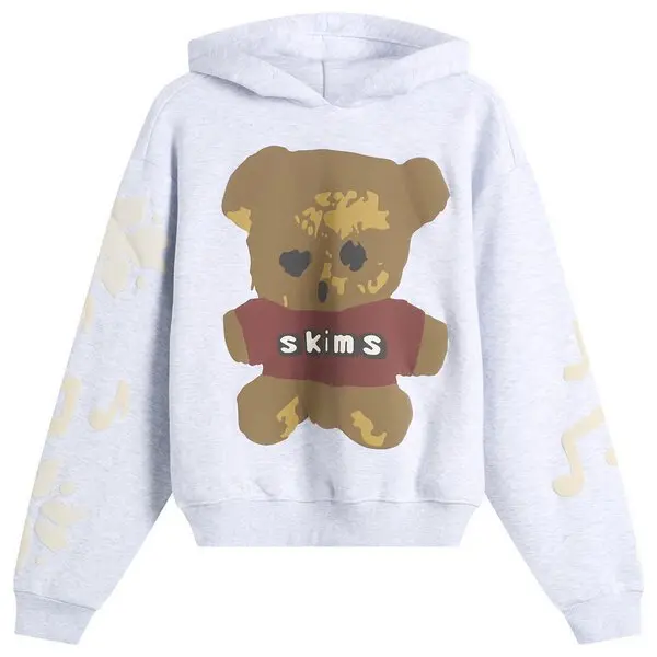 SKIMS X Cpfm Cotton Fleece Classic Hoodie - Lhg Teddy Bear Print