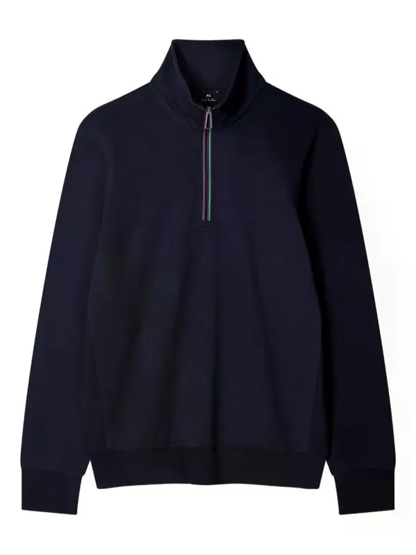 Paul Smith Zip-up Sweatshirt - Blue