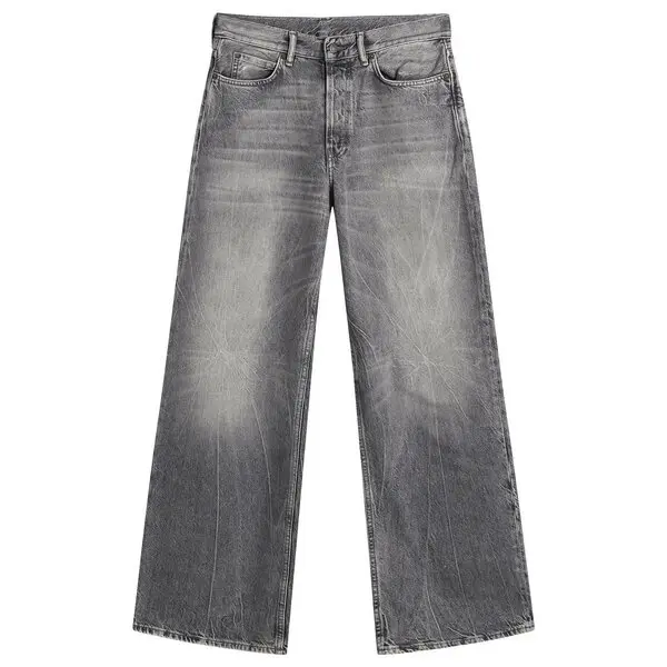 Acne Studios 1981 Gothik Wash Denim Jeans - Washed Black