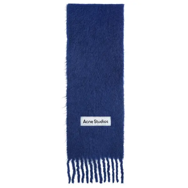 Acne Studios Vally Dip Dye Scarf - Blue