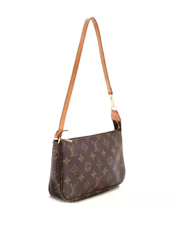 LOUIS VUITTON Pochette Accessoires Nm Monogram Canvas Clutch - Brown