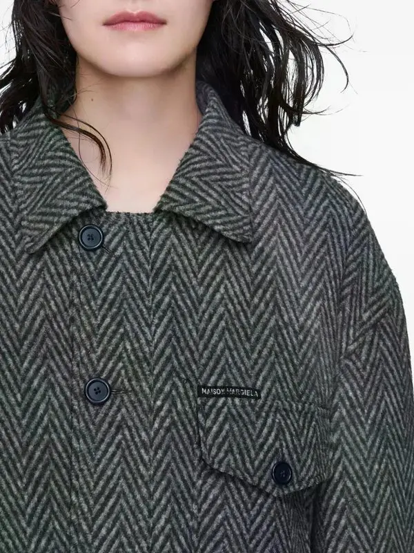 MAISON MARGIELA Reversible Herringbone Jacket