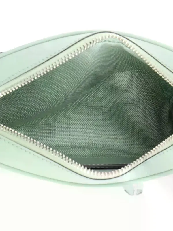 Gucci Ophidia Gg Denim And Leather Mini Shoulder Bag - Green