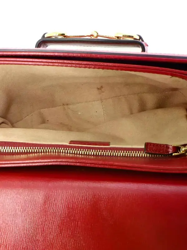 Gucci Horsebit 1955 Gg Coated Canvas Shoulder Bag