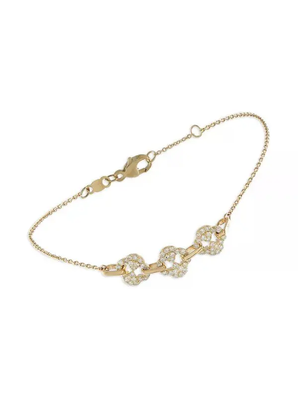 LB EXCLUSIVE 14k Yellow Diamond Bracelet - Gold