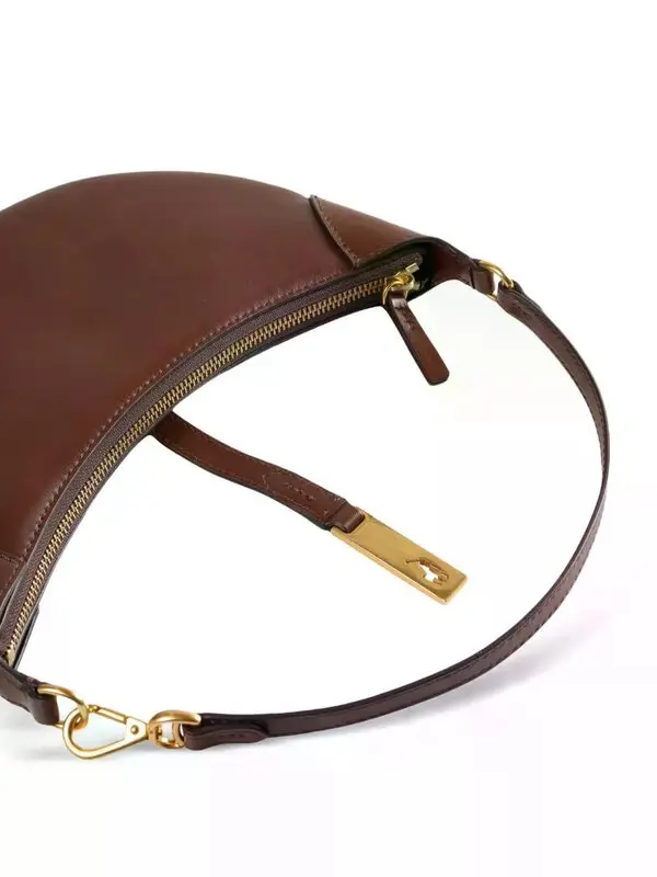 Polo Ralph Lauren Polo Id Mini Leather Shoulder Bag - Brown