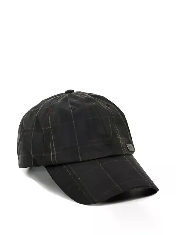 Barbour Darwen Tartan Baseball Cap - Black