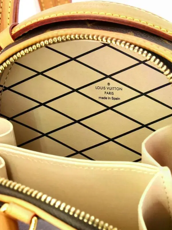 LOUIS VUITTON Mini Boite Chapeau Bag Monogram Canvas Crossbody - Brown