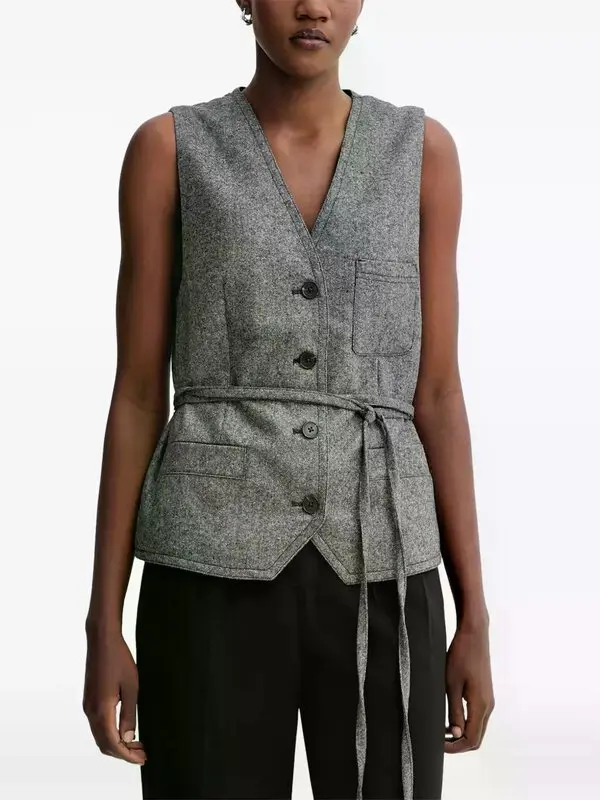 Marc O'polo Button Belted Waistcoat