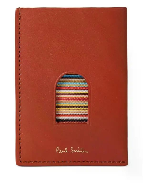 Paul Smith Leather Card Holder - Brown