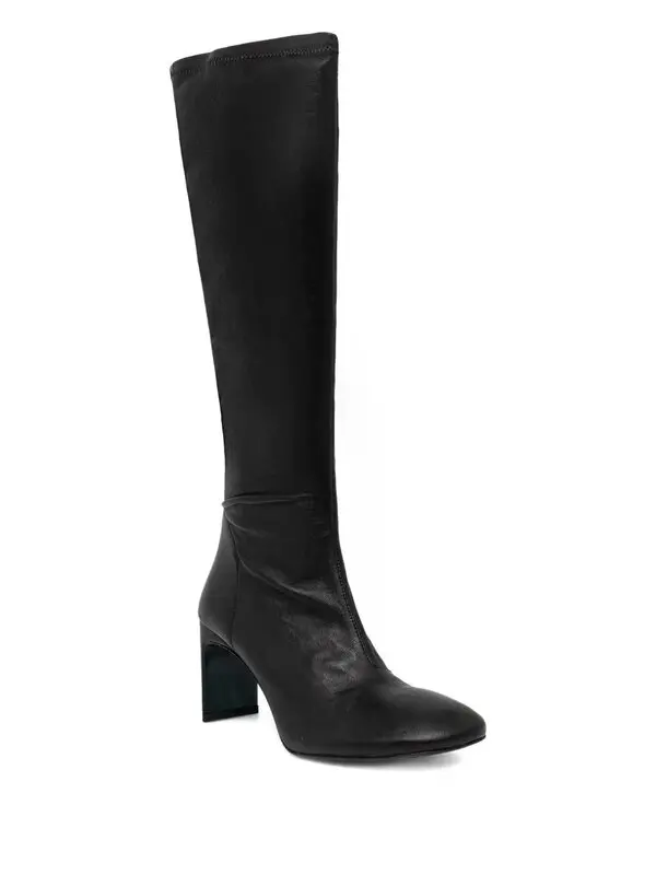 Patrizia Pepe 75mm Zip-fastening Round-toe Boots
