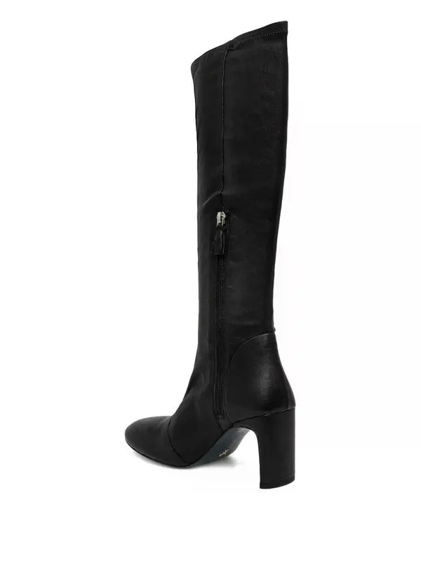 Patrizia Pepe 75mm Zip-fastening Round-toe Boots