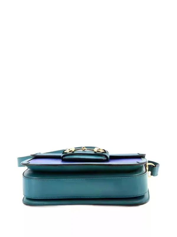 Gucci Horsebit 1955 Small Shoulder Bag - Blue