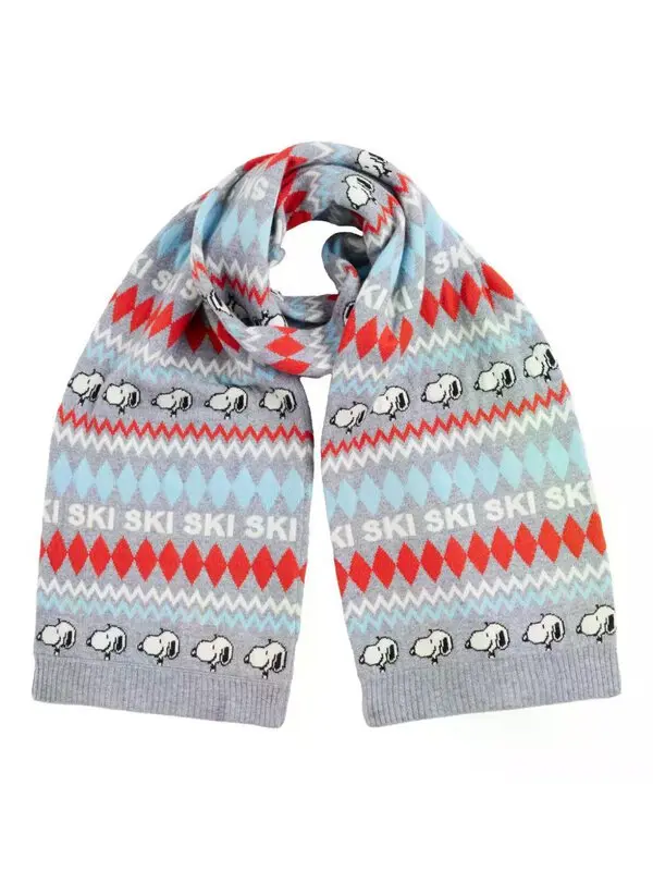 Chinti & Parker Ski Patterned Scarf