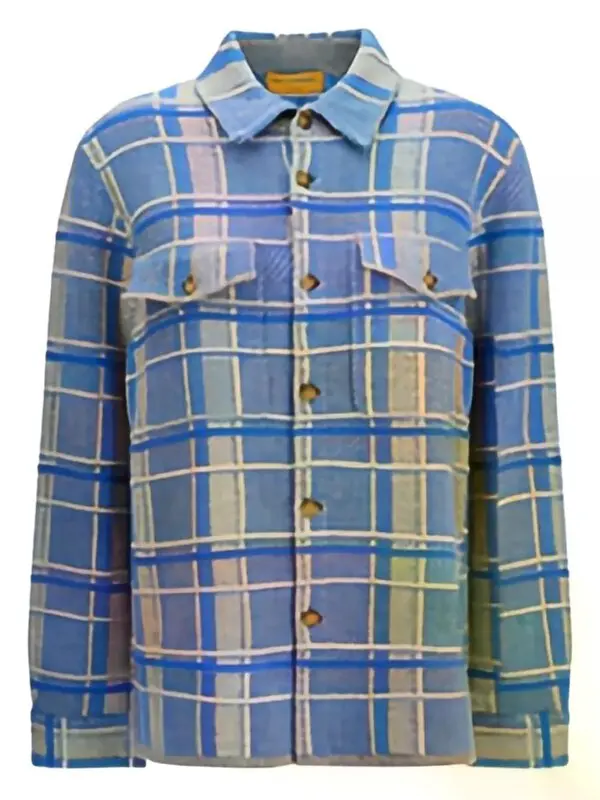 Guest In Residence Plaid Patch-pocket Shirt