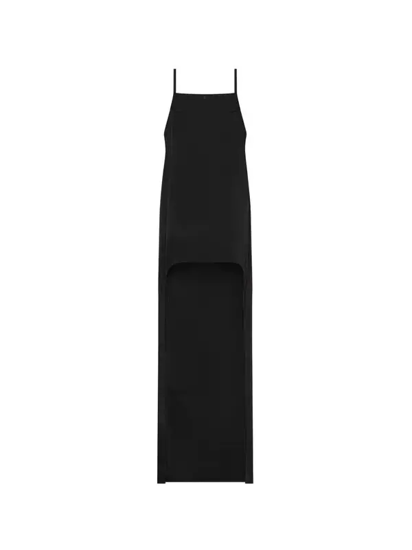 COURREGES Backless Satin Long Dress