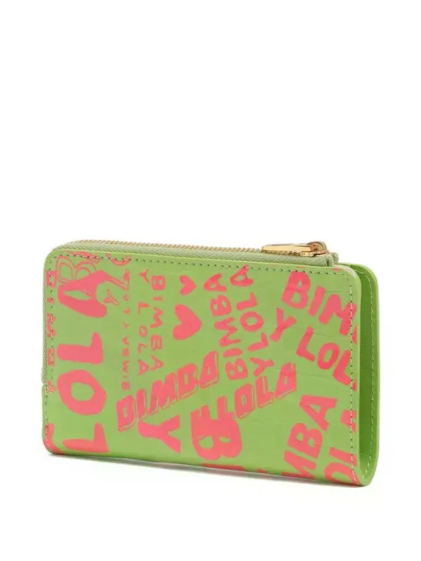 Bimba Y Lola Zip Print Wallet