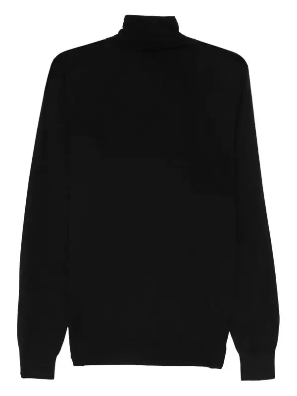 DELL'OGLIO Turtleneck Knitwear - Black