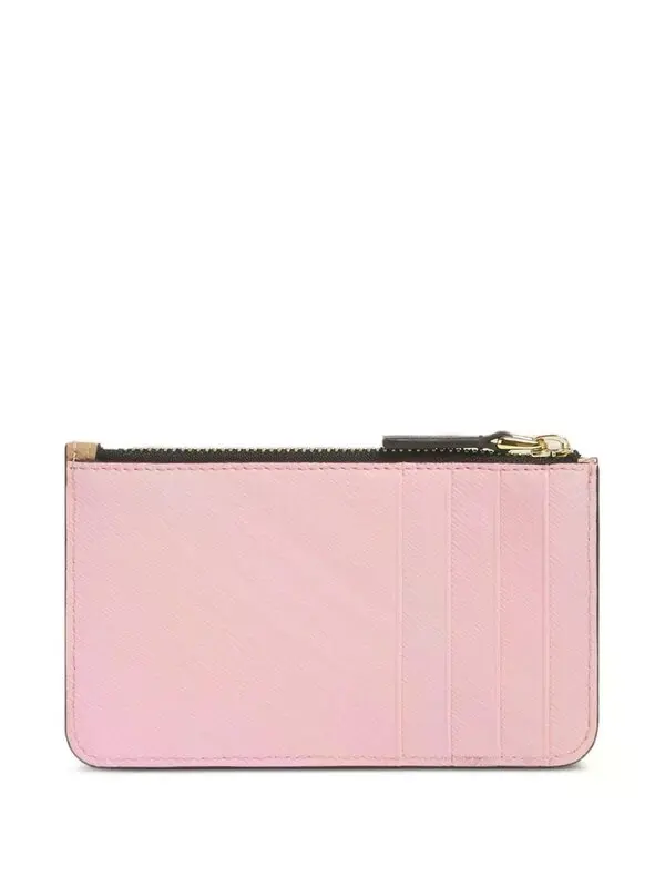 Marni Saffiano Zip Cardholder - Neutrals