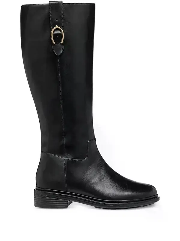 Geox Walk Pleasure Buckled Knee-high Boots