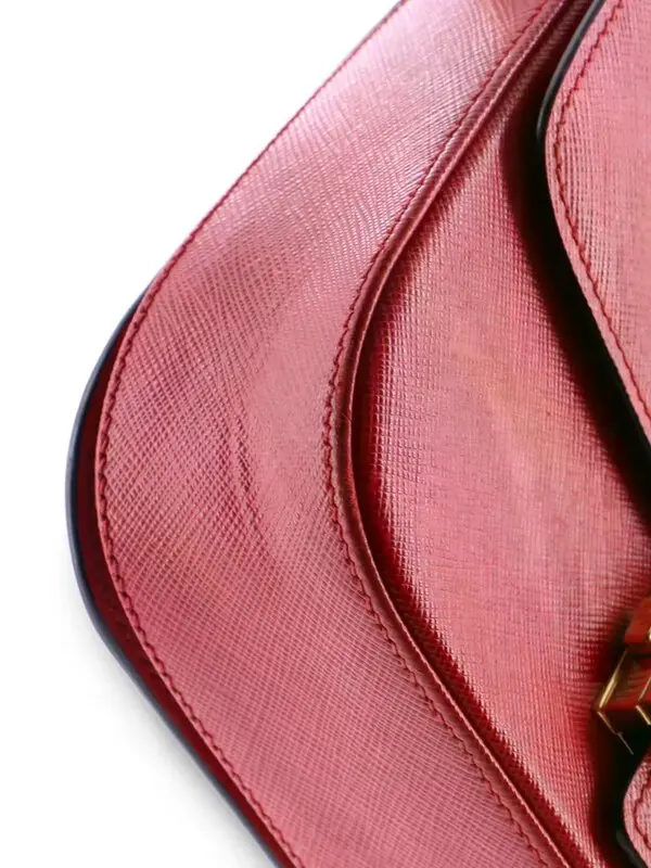 Prada Emblème Flap Bag - Red