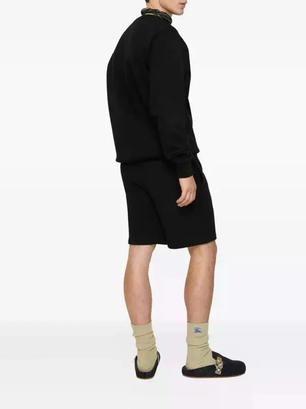 Burberry Logo Cotton Track Shorts