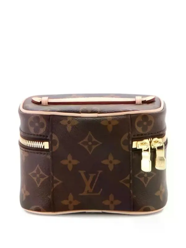 LOUIS VUITTON Nice Vanity Case Monogram Canvas Nano Pouch - Brown