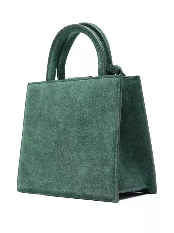 MC2 SAINT BARTH Mini Suede Tote Bag - Green