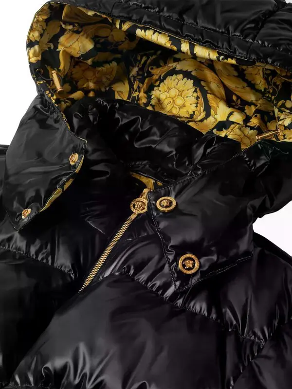 Versace Hooded Puffer Jacket